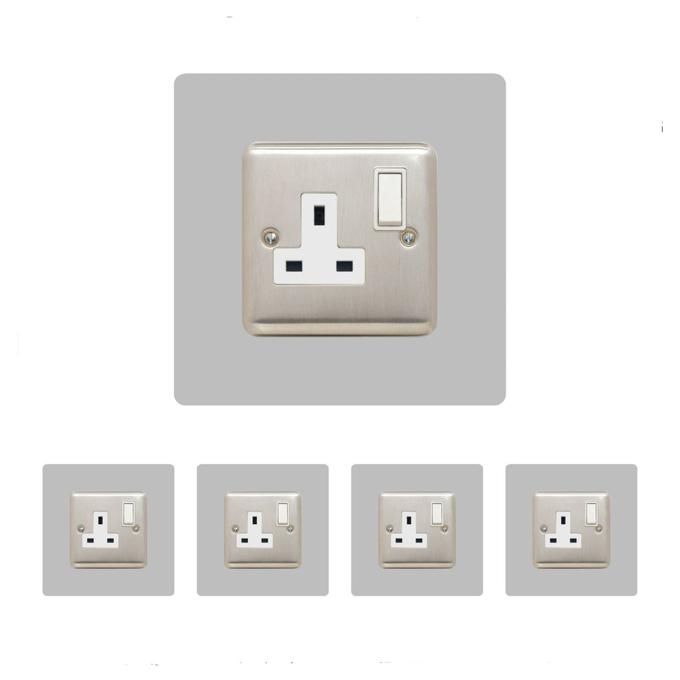 Set of 5 Single Socket Surround, square – Display Lighting